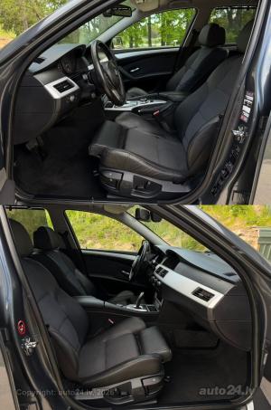 Grey BMW 5 Series 2008 in Viljandi, with an engine capacity of 3.00 L and mileage of 255 thousand km for 6190 €, photo 9 on AUTOMOTO.COM.LV