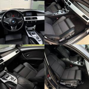 Grey BMW 5 Series 2008 in Viljandi, with an engine capacity of 3.00 L and mileage of 255 thousand km for 6190 €, photo 13 on AUTOMOTO.COM.LV