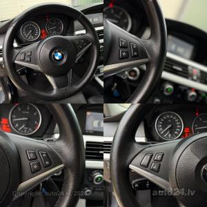 Grey BMW 5 Series 2008 in Viljandi, with an engine capacity of 3.00 L and mileage of 255 thousand km for 6190 €, photo 15 on AUTOMOTO.COM.LV