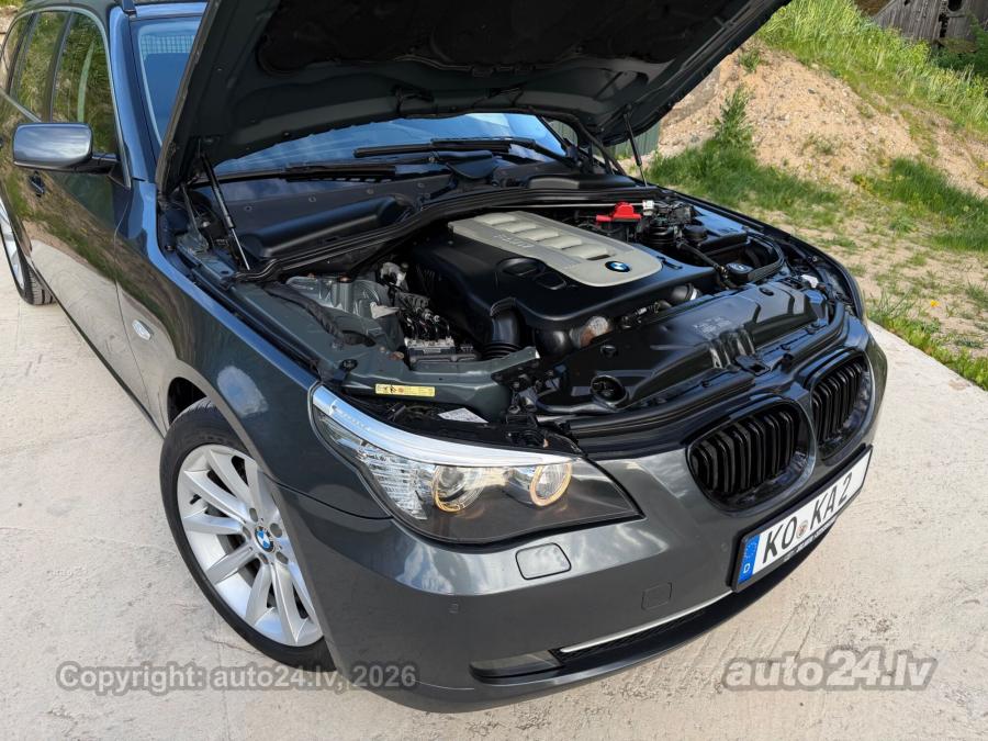 Grey BMW 5 Series 2008 in Viljandi, with an engine capacity of 3.00 L and mileage of 255 thousand km for 6190 €, photo 27 on AUTOMOTO.COM.LV