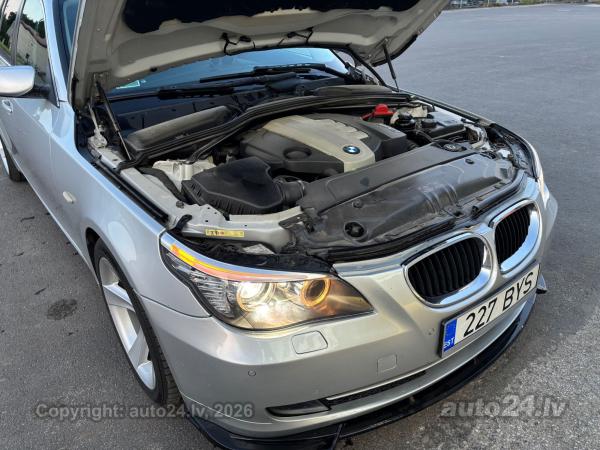 Grey BMW 5 Series 2008 in Johvi, with an engine capacity of 2.00 L and mileage of 0 thousand km for 4999 €, photo 10 on AUTOMOTO.COM.LV