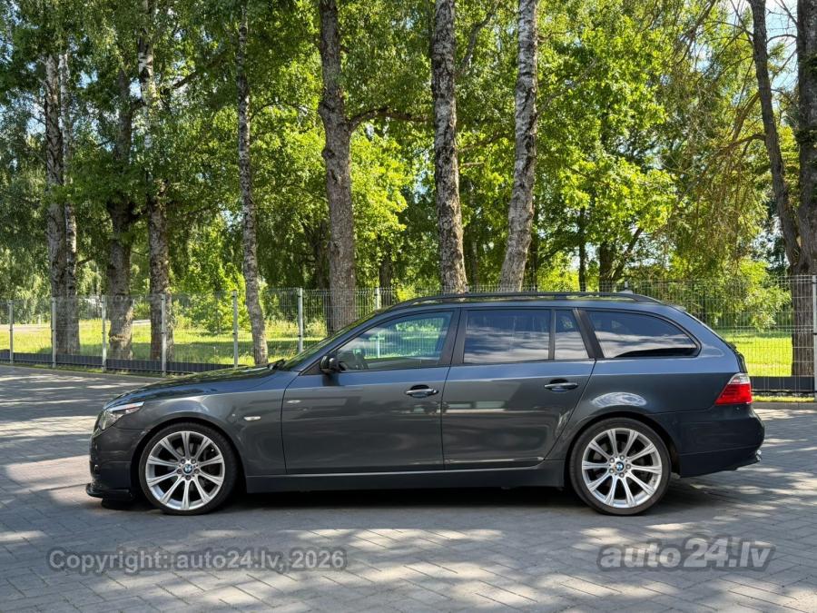 Grey BMW 5 Series 2008 in Tartu, with an engine capacity of 3.00 L and mileage of 399 thousand km for 4700 €, photo 6 on AUTOMOTO.COM.LV