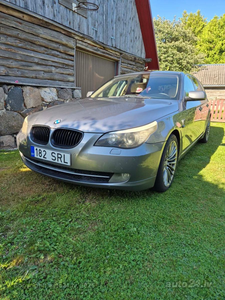 Pelēks BMW 5 Series 2008 Hāpsalu, ar dzinēja tilpumu 3.00 L un nobraukumu 384 tūkst. km par 4000 €, foto 3 vietnē AUTOMOTO.COM.LV