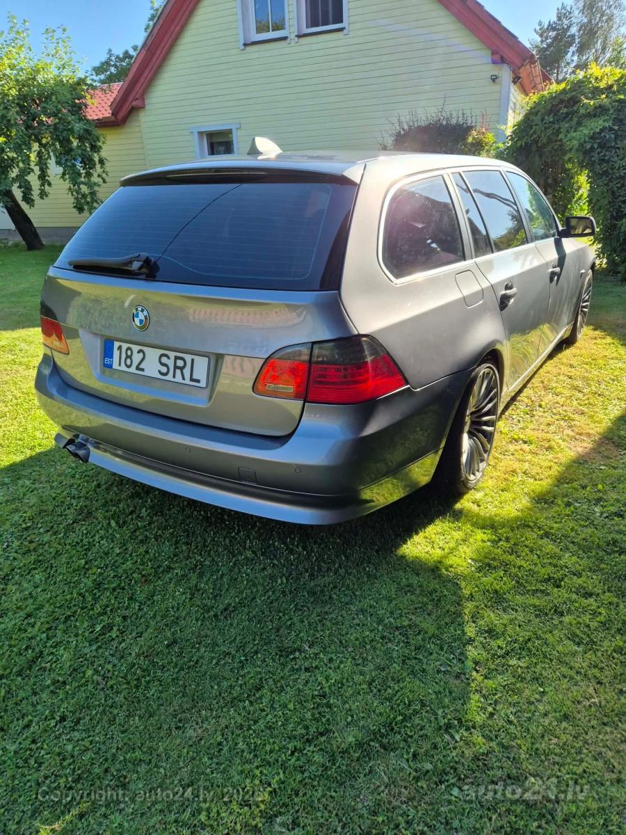 Pelēks BMW 5 Series 2008 Hāpsalu, ar dzinēja tilpumu 3.00 L un nobraukumu 384 tūkst. km par 4000 €, foto 4 vietnē AUTOMOTO.COM.LV