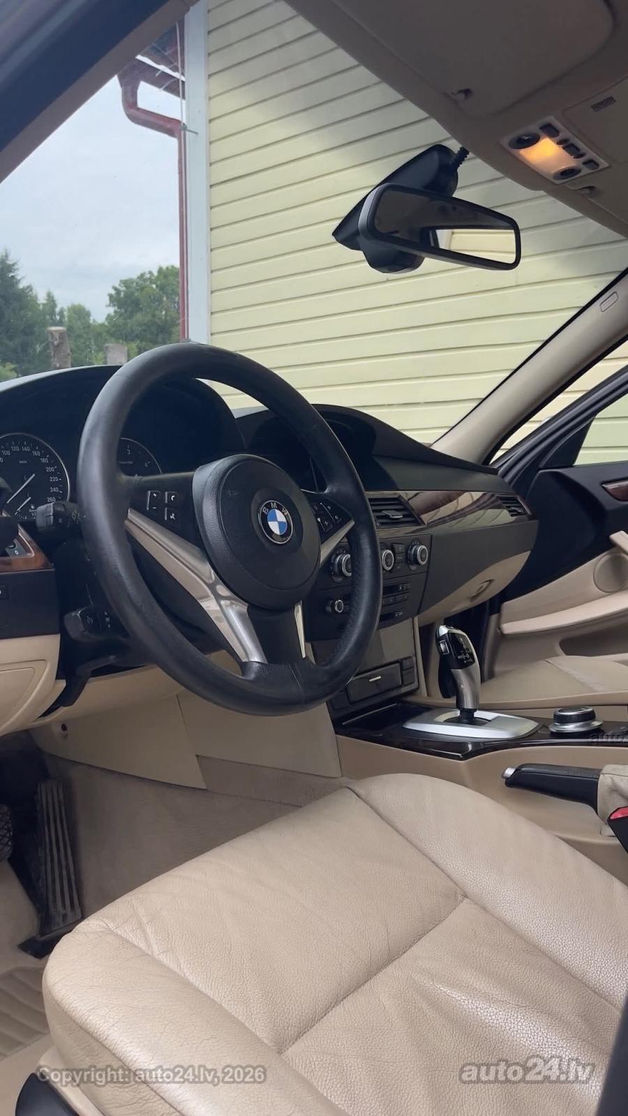 Pelēks BMW 5 Series 2008 Hāpsalu, ar dzinēja tilpumu 3.00 L un nobraukumu 384 tūkst. km par 4000 €, foto 6 vietnē AUTOMOTO.COM.LV