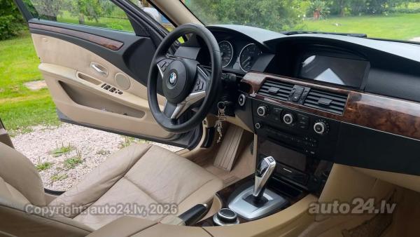 Pelēks BMW 5 Series 2008 Hāpsalu, ar dzinēja tilpumu 3.00 L un nobraukumu 384 tūkst. km par 4000 €, foto 6 vietnē AUTOMOTO.COM.LV