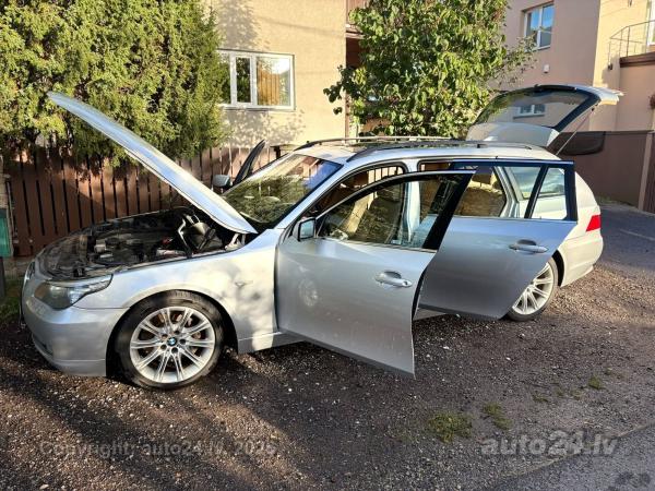Pelēks BMW 5 Series 2008 Tallina, ar dzinēja tilpumu 3.00 L un nobraukumu 350 tūkst. km par 5999 €, foto 7 vietnē AUTOMOTO.COM.LV