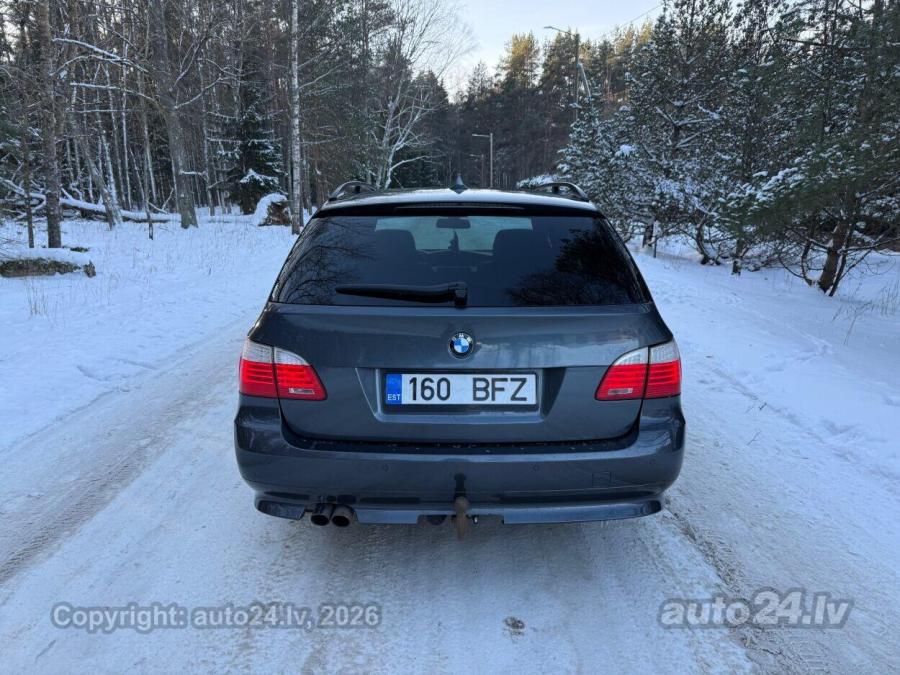 Grey BMW 5 Series 2009 in Tartu, with an engine capacity of 3.00 L and mileage of 442 thousand km for 4700 €, photo 5 on AUTOMOTO.COM.LV