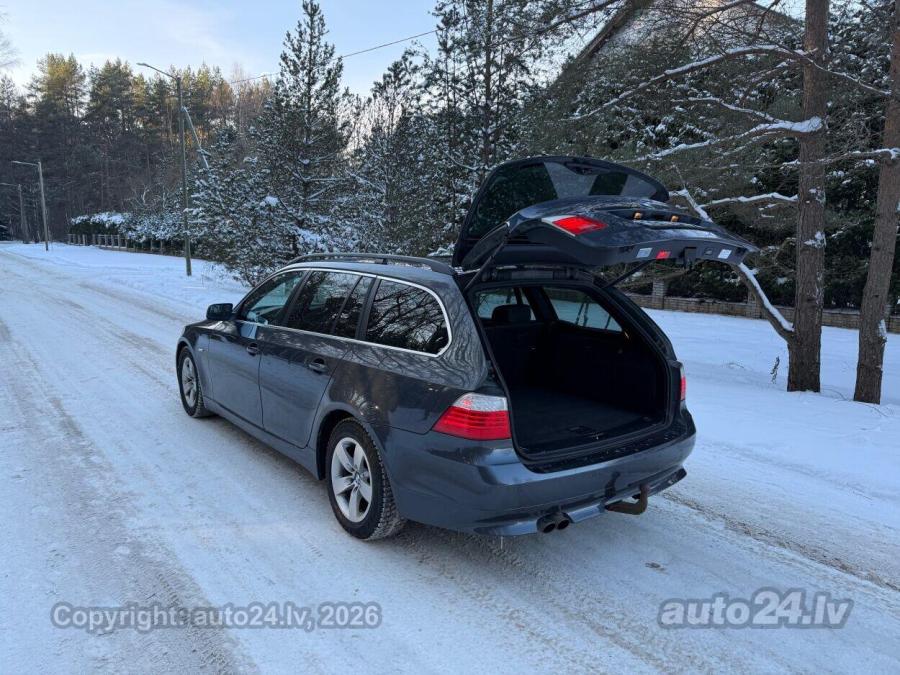 Grey BMW 5 Series 2009 in Tartu, with an engine capacity of 3.00 L and mileage of 442 thousand km for 4700 €, photo 7 on AUTOMOTO.COM.LV