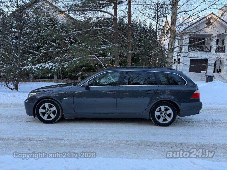 Grey BMW 5 Series 2009 in Tartu, with an engine capacity of 3.00 L and mileage of 442 thousand km for 4700 €, photo 10 on AUTOMOTO.COM.LV