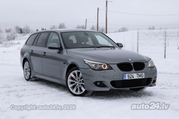 Pelēks BMW 5 Series 2009 Tallina, ar dzinēja tilpumu 3.00 L un nobraukumu 349 tūkst. km par 6999 €, foto 1 vietnē AUTOMOTO.COM.LV