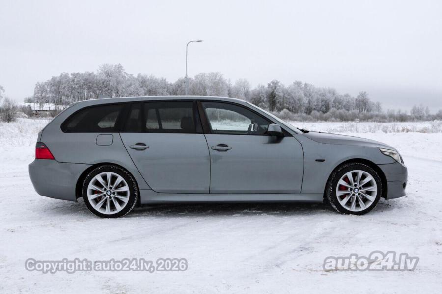 Grey BMW 5 Series 2009 in Tallinn, with an engine capacity of 3.00 L and mileage of 349 thousand km for 6999 €, photo 7 on AUTOMOTO.COM.LV