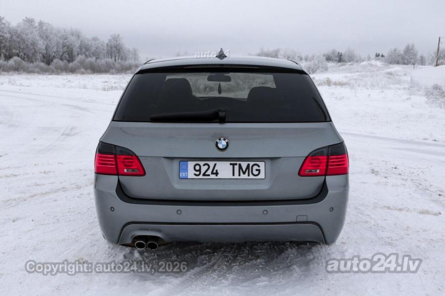 Grey BMW 5 Series 2009 in Tallinn, with an engine capacity of 3.00 L and mileage of 349 thousand km for 6999 €, photo 9 on AUTOMOTO.COM.LV