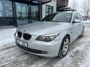 Pelēks BMW 5 Series 2009 Tallina, ar dzinēja tilpumu 3.00 L un nobraukumu 471 tūkst. km par 3900 €, foto  vietnē AUTOMOTO.COM.LV