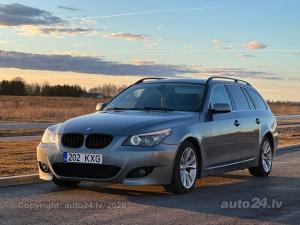 Pelēks BMW 5 Series 2009 Tallina, ar dzinēja tilpumu 3.00 L un nobraukumu 344 tūkst. km par 6250 €, foto  vietnē AUTOMOTO.COM.LV