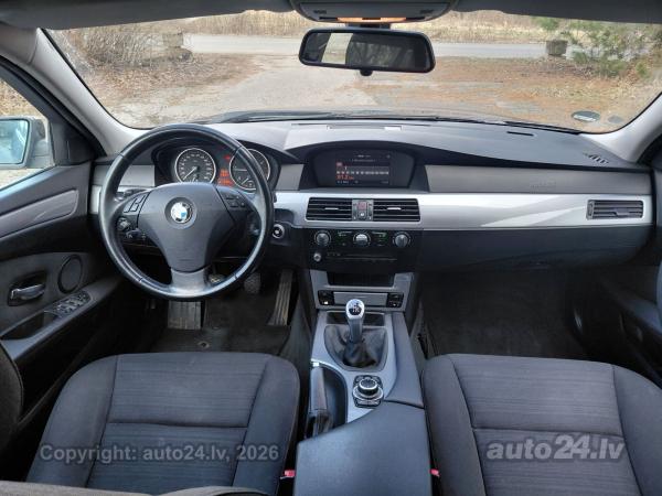 Grey BMW 5 Series 2009 in Valga, with an engine capacity of 2.00 L and mileage of 243 thousand km for 4500 €, photo 7 on AUTOMOTO.COM.LV