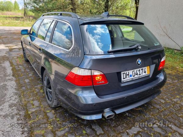 Grey BMW 5 Series 2009 in Valga, with an engine capacity of 2.00 L and mileage of 243 thousand km for 4400 €, photo 4 on AUTOMOTO.COM.LV