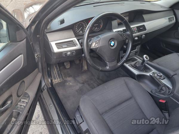 Grey BMW 5 Series 2009 in Valga, with an engine capacity of 2.00 L and mileage of 243 thousand km for 4400 €, photo 5 on AUTOMOTO.COM.LV