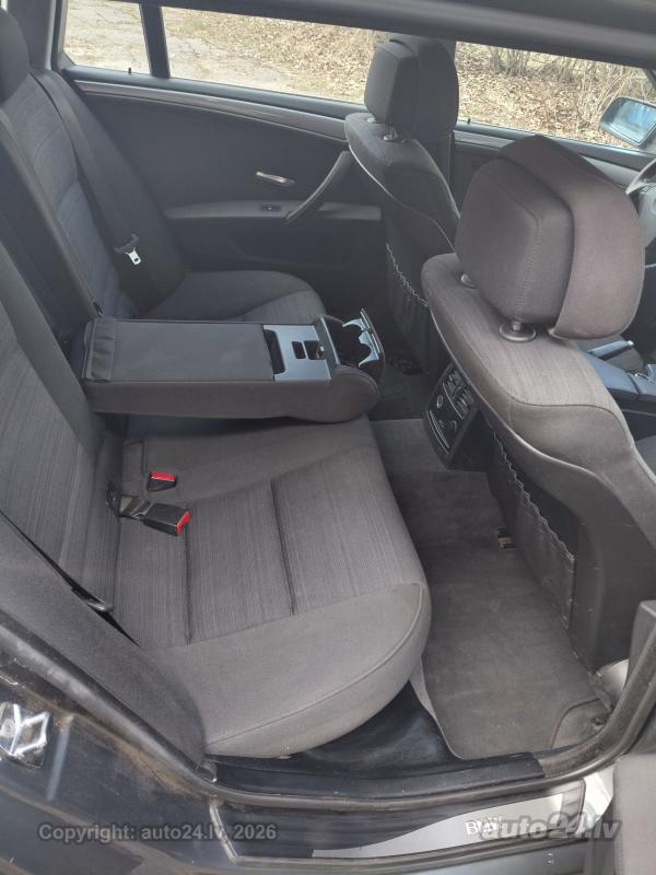 Grey BMW 5 Series 2009 in Valga, with an engine capacity of 2.00 L and mileage of 243 thousand km for 4400 €, photo 7 on AUTOMOTO.COM.LV