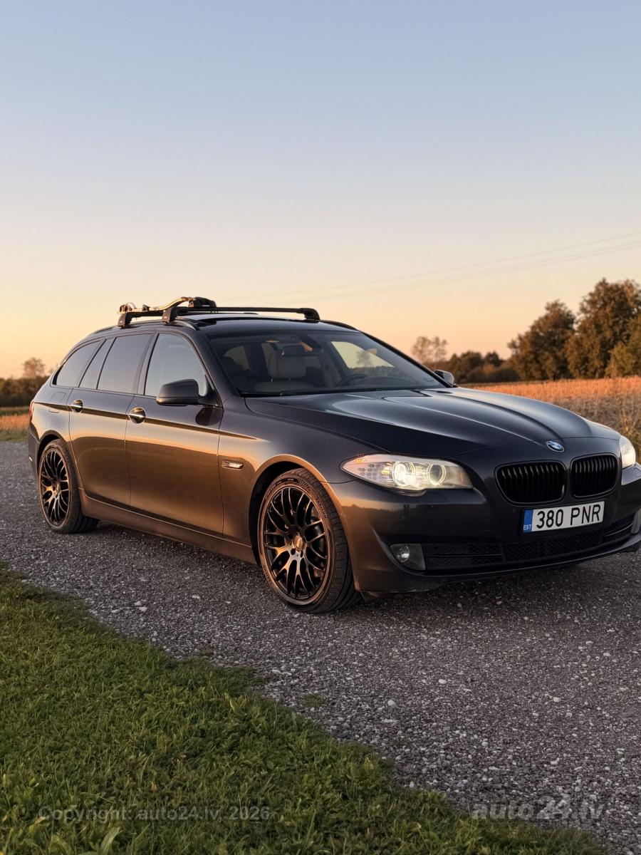 Grey BMW 5 Series 2010 in Tallinn, with an engine capacity of 3.00 L and mileage of 373 thousand km for 8400 €, photo 13 on AUTOMOTO.COM.LV