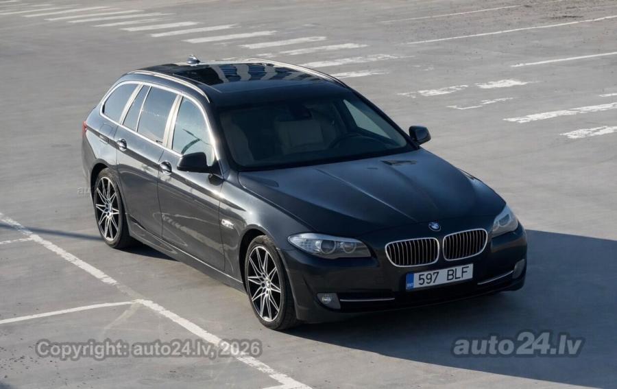 Grey BMW 5 Series 2011 in Tallinn, with an engine capacity of 2.00 L and mileage of 409 thousand km for 6800 €, photo 1 on AUTOMOTO.COM.LV