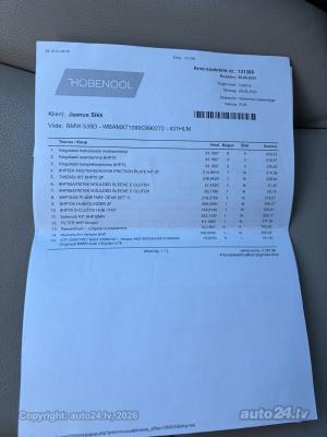 Pelēks BMW 5 Series 2011 Tallina, ar dzinēja tilpumu 3.00 L un nobraukumu 338 tūkst. km par 13500 €, foto 26 vietnē AUTOMOTO.COM.LV
