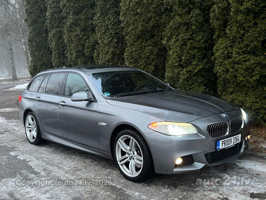 Grey BMW 5 Series 2012 in Tartu, with an engine capacity of 3.00 L and mileage of 349 thousand km for 7500 €, photo 1 on AUTOMOTO.COM.LV