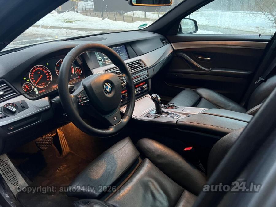 Grey BMW 5 Series 2012 in Tartu, with an engine capacity of 3.00 L and mileage of 349 thousand km for 7500 €, photo 9 on AUTOMOTO.COM.LV