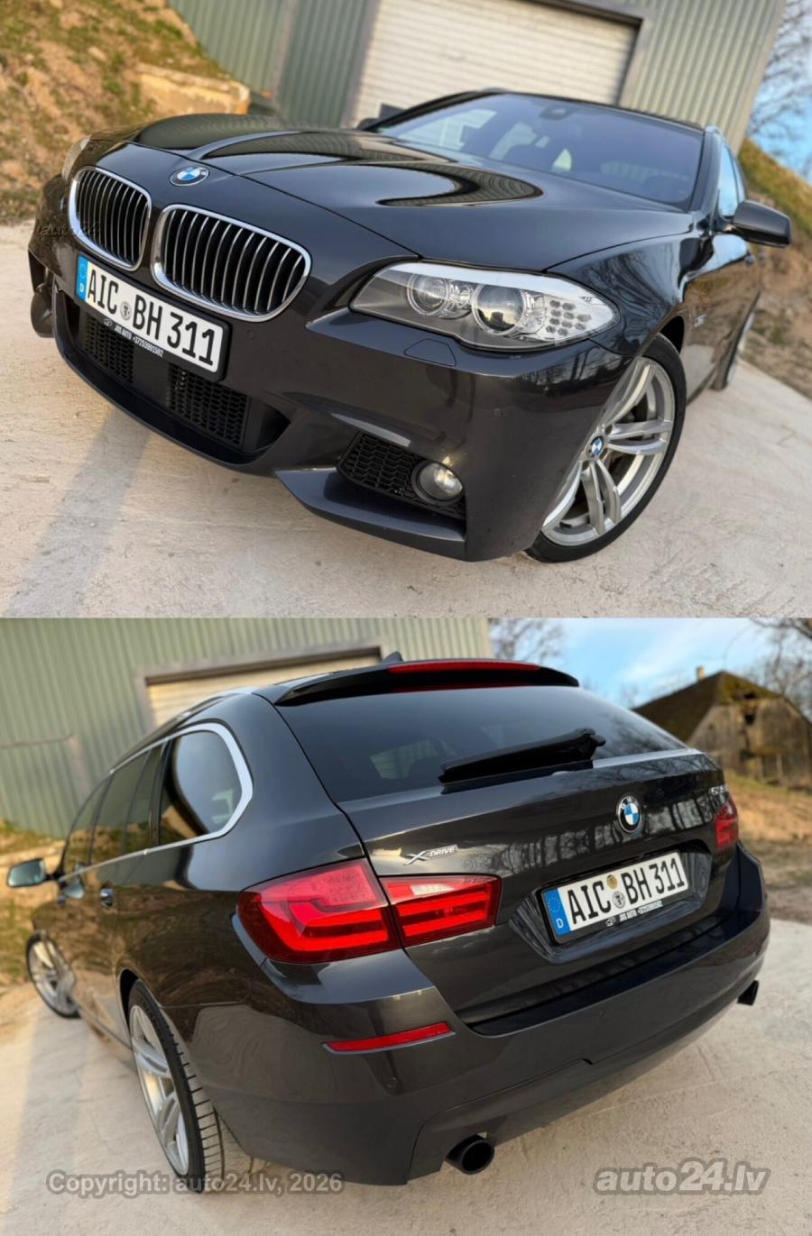 Grey BMW 5 Series 2012 in Viljandi, with an engine capacity of 3.00 L and mileage of 275 thousand km for 13790 €, photo 6 on AUTOMOTO.COM.LV