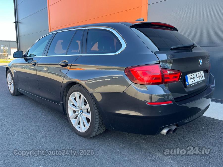Grey BMW 5 Series 2012 in Kuressaare, with an engine capacity of 2.00 L and mileage of 278 thousand km for 7990 €, photo 5 on AUTOMOTO.COM.LV