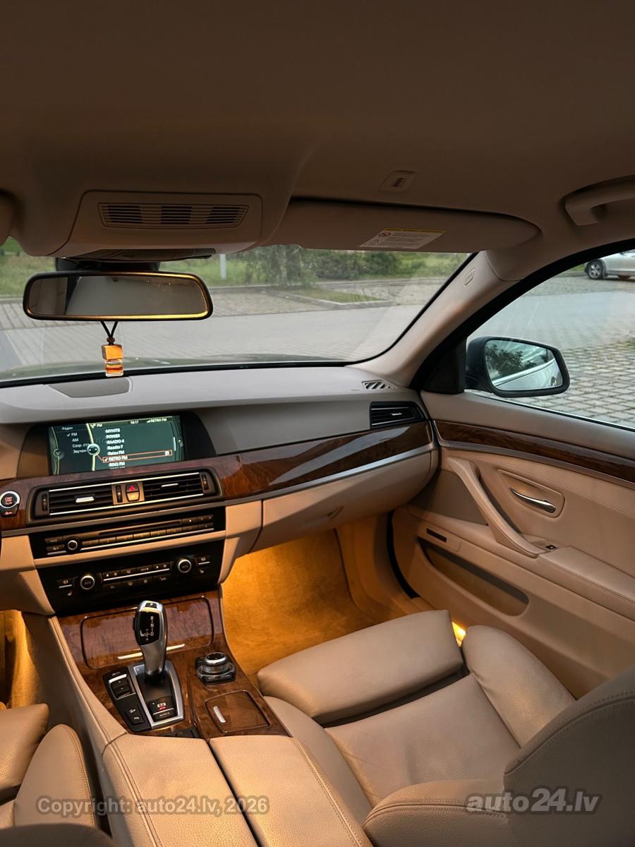 Pelēks BMW 5 Series 2012 Tallina, ar dzinēja tilpumu 3.00 L un nobraukumu 316 tūkst. km par 9500 €, foto 13 vietnē AUTOMOTO.COM.LV