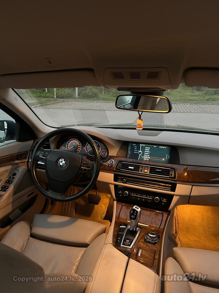 Pelēks BMW 5 Series 2012 Tallina, ar dzinēja tilpumu 3.00 L un nobraukumu 316 tūkst. km par 9500 €, foto 14 vietnē AUTOMOTO.COM.LV