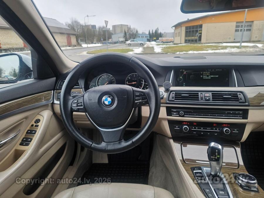 Pelēks BMW 5 Series 2013 Paide, ar dzinēja tilpumu 2.00 L un nobraukumu 295 tūkst. km par 8350 €, foto 9 vietnē AUTOMOTO.COM.LV
