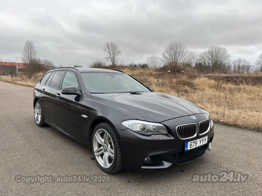 Grey BMW 5 Series 2013 in Tallinn, with an engine capacity of 3.00 L and mileage of 231 thousand km for 14300 €, photo 1 on AUTOMOTO.COM.LV