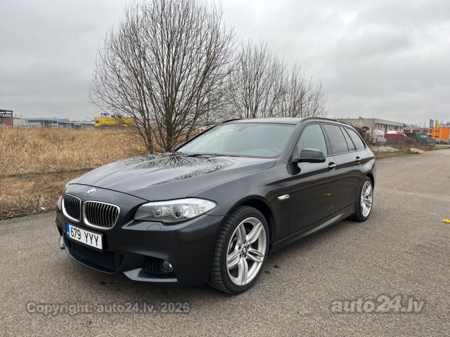 Grey BMW 5 Series 2013 in Tallinn, with an engine capacity of 3.00 L and mileage of 231 thousand km for 14300 €, photo 2 on AUTOMOTO.COM.LV