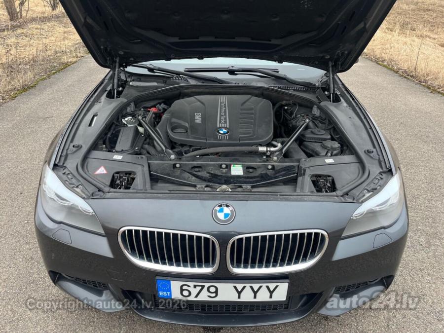 Grey BMW 5 Series 2013 in Tallinn, with an engine capacity of 3.00 L and mileage of 231 thousand km for 14300 €, photo 11 on AUTOMOTO.COM.LV