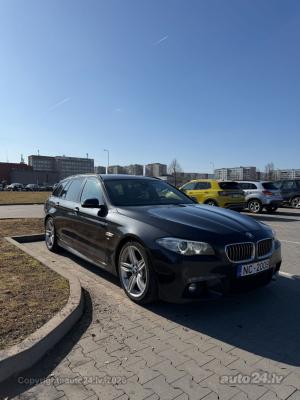 Pelēks BMW 5 Series 2013 Rīga, ar dzinēja tilpumu 3.00 L un nobraukumu 284 tūkst. km par 12300 €, foto  vietnē AUTOMOTO.COM.LV