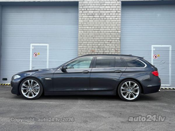 Grey BMW 5 Series 2013 in Paide, with an engine capacity of 3.00 L and mileage of 304 thousand km for 12590 €, photo 5 on AUTOMOTO.COM.LV