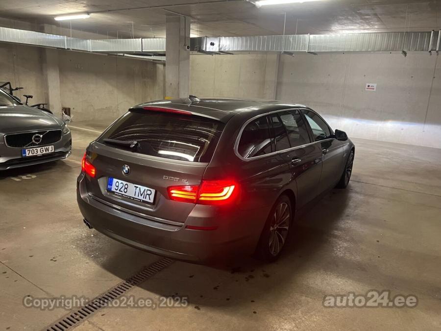 Grey BMW 5 Series 2014 in Tallinn, with an engine capacity of 2.00 L and mileage of 189 thousand km for 12900 €, photo 5 on AUTOMOTO.COM.LV
