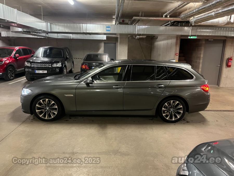 Grey BMW 5 Series 2014 in Tallinn, with an engine capacity of 2.00 L and mileage of 189 thousand km for 12900 €, photo 8 on AUTOMOTO.COM.LV