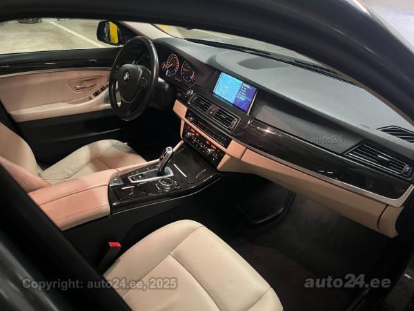 Grey BMW 5 Series 2014 in Tallinn, with an engine capacity of 2.00 L and mileage of 189 thousand km for 12900 €, photo 10 on AUTOMOTO.COM.LV