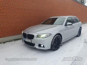 Pelēks BMW 5 Series 2014 Viljandi, ar dzinēja tilpumu 3.00 L un nobraukumu 369 tūkst. km par 14500 €, foto  vietnē AUTOMOTO.COM.LV