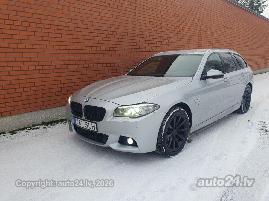 Grey BMW 5 Series 2014 in Viljandi, with an engine capacity of 3.00 L and mileage of 369 thousand km for 14500 €, photo 1 on AUTOMOTO.COM.LV