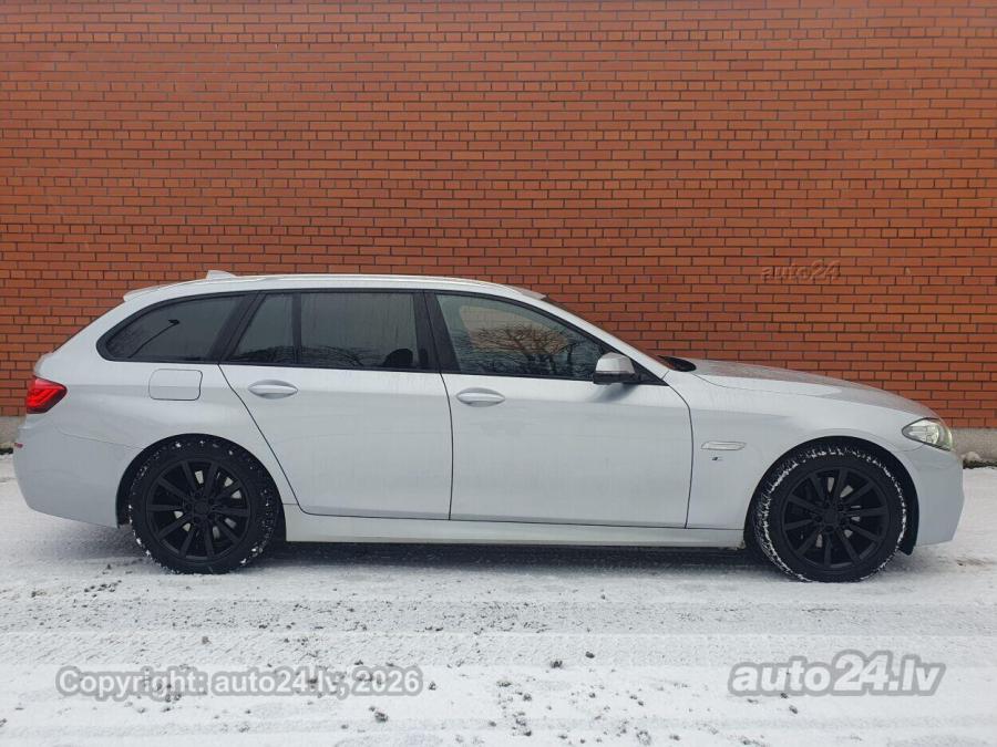 Grey BMW 5 Series 2014 in Viljandi, with an engine capacity of 3.00 L and mileage of 369 thousand km for 14500 €, photo 7 on AUTOMOTO.COM.LV
