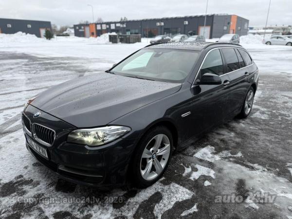 Grey BMW 5 Series 2014 in Kuressaare, with an engine capacity of 2.00 L and mileage of 259 thousand km for 13995 €, photo 1 on AUTOMOTO.COM.LV