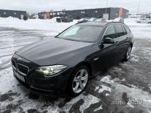 Pelēks BMW 5 Series 2014 Kuresāre, ar dzinēja tilpumu 2.00 L un nobraukumu 259 tūkst. km par 13995 €, foto  vietnē AUTOMOTO.COM.LV