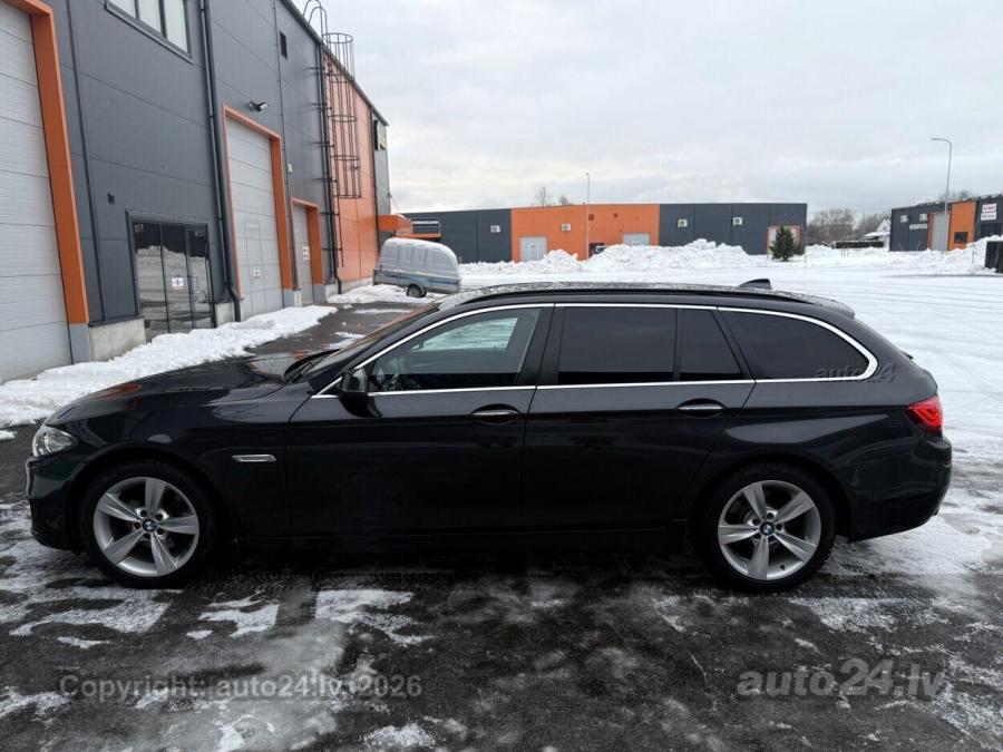 Pelēks BMW 5 Series 2014 Kuresāre, ar dzinēja tilpumu 2.00 L un nobraukumu 259 tūkst. km par 13995 €, foto 8 vietnē AUTOMOTO.COM.LV