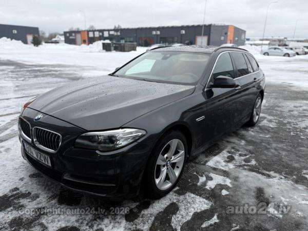Grey BMW 5 Series 2014 in Kuressaare, with an engine capacity of 2.00 L and mileage of 259 thousand km for 13995 €, photo 9 on AUTOMOTO.COM.LV