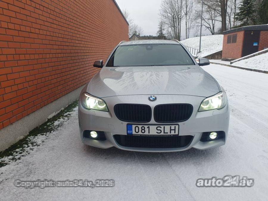 Pelēks BMW 5 Series 2014 Viljandi, ar dzinēja tilpumu 3.00 L un nobraukumu 369 tūkst. km par 10500 €, foto 4 vietnē AUTOMOTO.COM.LV