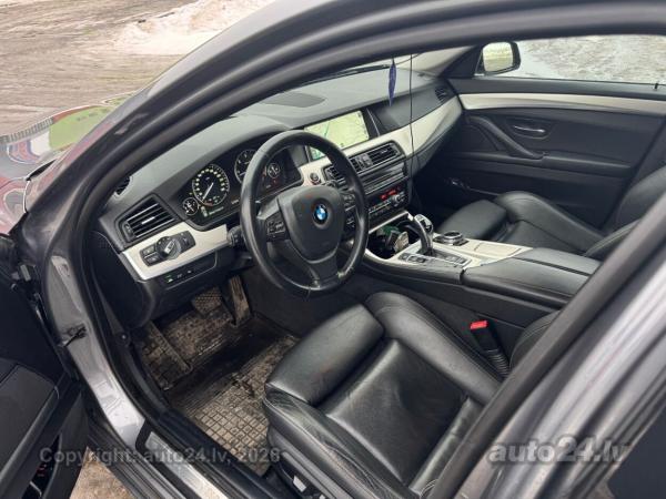 Grey BMW 5 Series 2014 in Tallinn, with an engine capacity of 3.00 L and mileage of 322 thousand km for 13800 €, photo 10 on AUTOMOTO.COM.LV